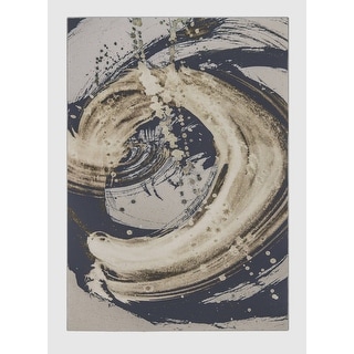 Ginza Six Eye Of The Storm Moonbeam Machine Washable Rugs - Bed Bath ...