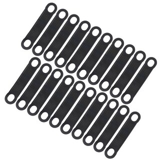 50Pcs Non-Slip Silicone Hanger Grips Clothes Hanger Strips, Black 4.13 ...
