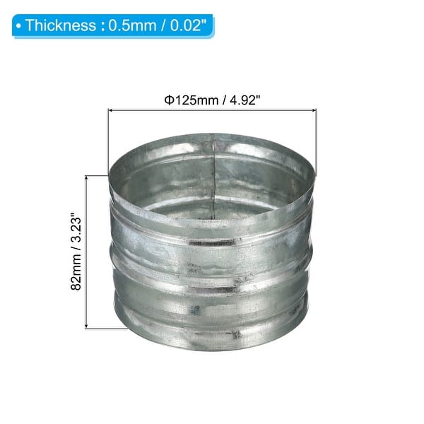 4" Duct Connector Metal Duct Coupling Vent Coupler Dryer Pipe Coupling ...