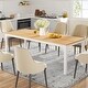 Dining Table for 6-8 Person, 78 inch Long Rectangular Kitchen Dining ...