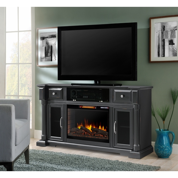Electric fireplace bluetooth entertainment center store