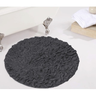 Bell Flower Bathroom Rug, Cotton Soft, Water Absorbent Bath Rug, Non ...