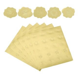 Embossed Seal Stickers, Wax Looking Embossed Envelope Self Adhesive ...
