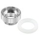 M22*1.0 Male to M26*1.0 Female Thread Chrome Faucet Aerator Adapter ...