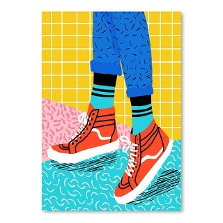 Americanflat - Toe Drag by Wacka Designs - 16"x20" Poster Art Print ...