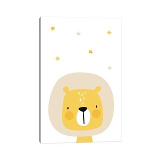 iCanvas "Lion With Stars" by Pixy Paper Canvas Print - Bed Bath ...