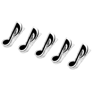 Music Note Clips Plastic Musical Note Clips Quaver Clip Black Pack of 5 ...