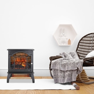 18 inch electric fireplace Black wall fire place Sheet Metal fireplace ...