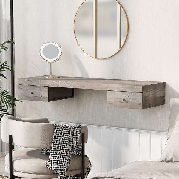 Wall mounted vanity table store