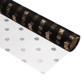 Flower Wrapping Mesh 15ft Floral Bouquet Packaging Golden Pattern Net ...