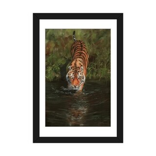 iCanvas "Tiger Cooling Off" by David Stribbling - Bed Bath & Beyond ...