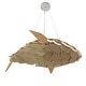 Unique Wooden Vivid Fish-shape Pendant Light - Natural Wood - Bed Bath ...