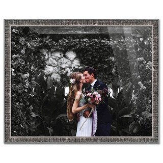 32x26 Frame Silver Picture Frame - Complete Modern Photo Frame - Bed ...