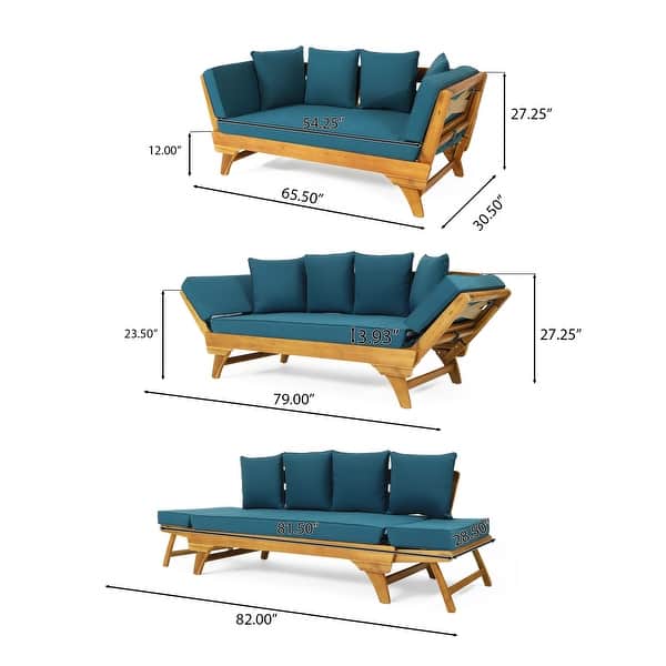Serene Acacia Expandable Daybed by Christopher Knight Home - Bed Bath ...