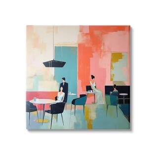 Stupell Abstract Restaurant View Canvas Wall Art Design by Irena Orlov ...