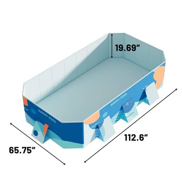 Homall Foldable Above Ground Swimming Pool Portable Outdoor Inflatable ...