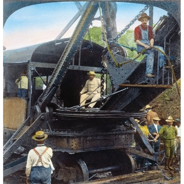 Roosevelt Panama Canal. /Npresident Theodore Roosevelt (18581919 ...