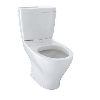 Toto CST416M Aquia II Two Piece Elongated Dual Flush Toilet with Dual ...