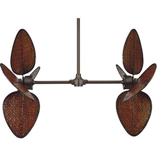 Fanimation Palisade 52" 8 Blade Indoor Ceiling Fan - Wall Control - Bed ...