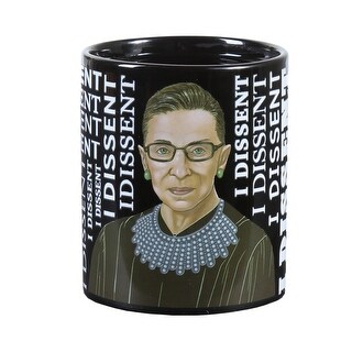 RBG Coffee Mug - Ruth Bader Ginsburg Heat-Change Mug, I Dissent Appears ...