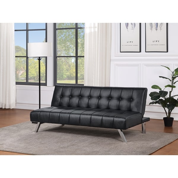 Sawyer Futon with Stainless Steel Legs - Bed Bath & Beyond - 34409598