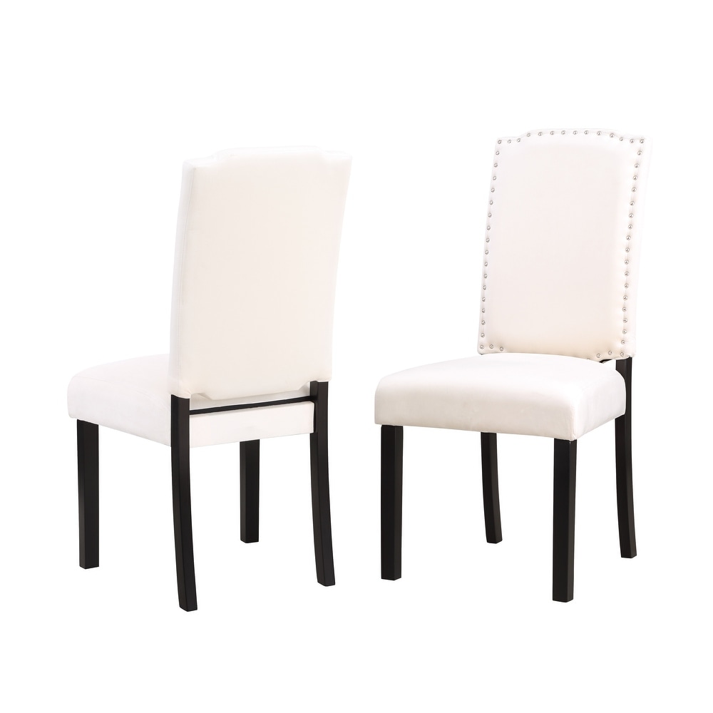 Ivory Upholstered Dining Chairs - Bed Bath & Beyond