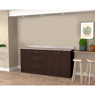 Ambrossia 2 pc Break Room Base Cabinet Storage System by Inval - Bed ...