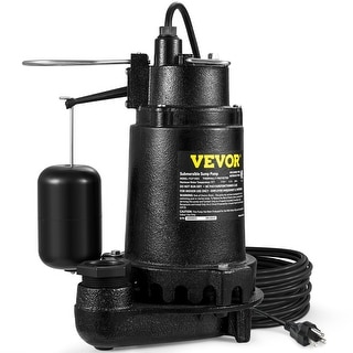 VEVOR Automatic Sump Pump 1HP Submersible Sewage or Dewatering Pump ...