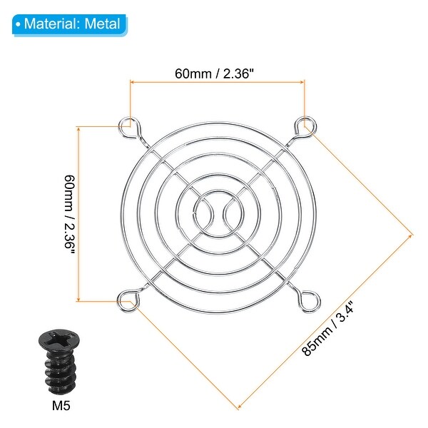 Noctua 140mm Finger Grill 4 Pack Metal Grill Guard With Screw For 140mm Fan