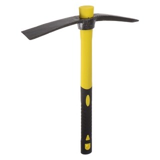Pick Mattock Hoe 15" Steel Weeding Garden Pick Axe with Yellow ...