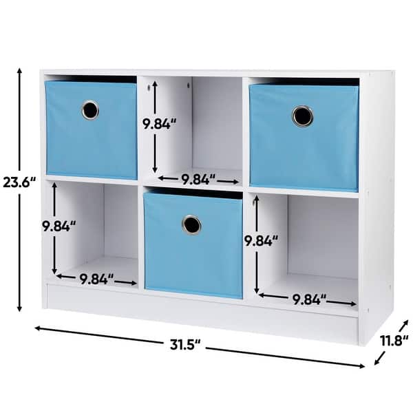 6-Cubby Stackable Cube Storage Organizer - Bed Bath & Beyond - 39136198