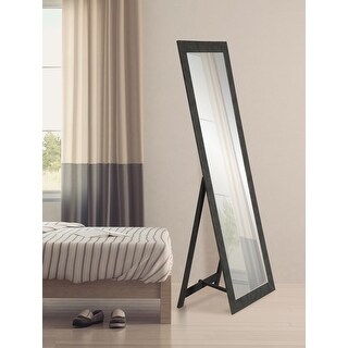 Black Industrial Freestanding Full Length Mirror - Bed Bath & Beyond ...