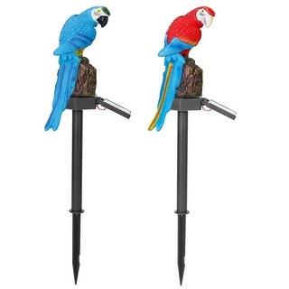 Outdoor LED Solar Waterproof Parrot Stake Lamp - Bed Bath & Beyond ...