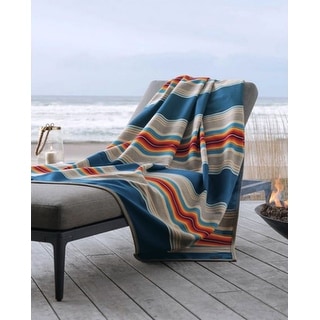 Pendleton Serape Turquoise Blanket - Bed Bath & Beyond - 20718823