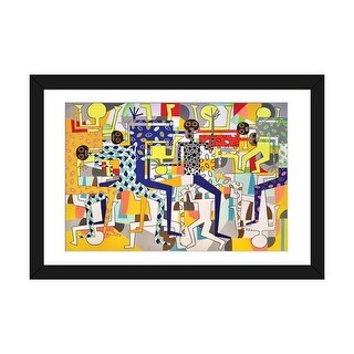 iCanvas "Funky Dancing Figures V" by Frantisek Florian - Bed Bath ...