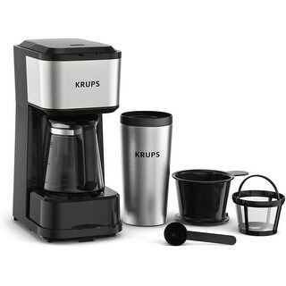 Simply Brew Coffee Maker - Multi-Serve 4-in-1 with Stainless Steel ...