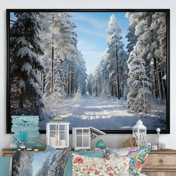 winter framed art