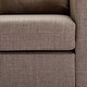 Linen Module Sectional Sofa Single Seat Cross Section Couch w/Ottoman ...