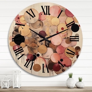 Designart "Afternoon Dreams Boho Chic Vintage Pink Gold" Modern ...