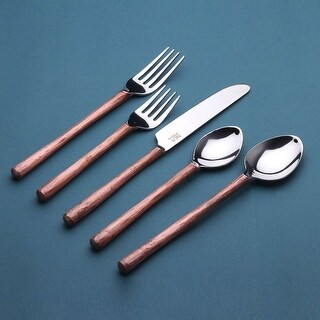 INOX Camellia Flatware 20 Pc. Place Setting (Serves 4) - Bed Bath & Beyond - 33696783