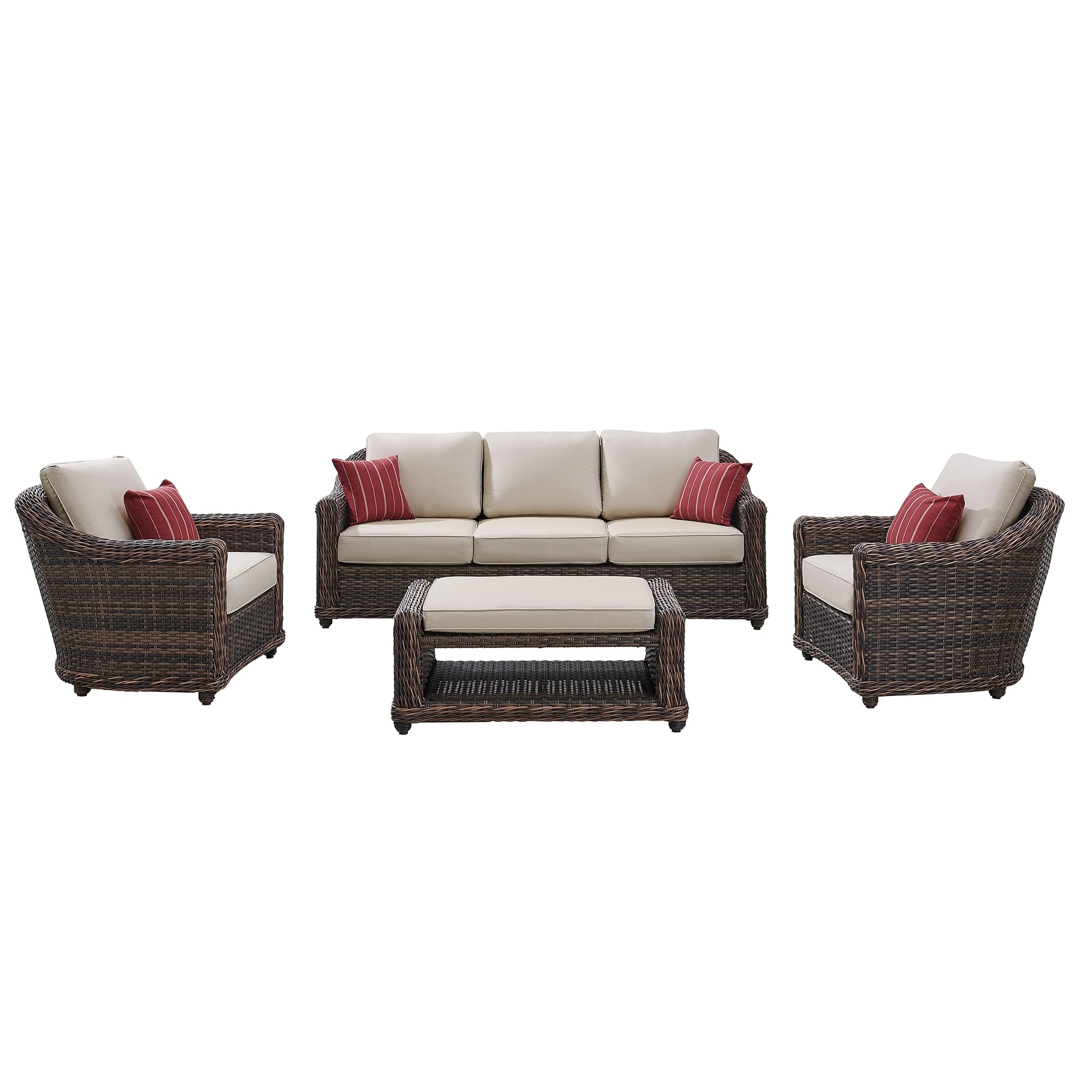 Marta 4 seater rattan sofa set store