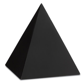 Currey & Company Black Large Concrete Pyramid - Bed Bath & Beyond ...
