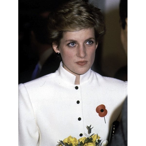 Princess Diana wearing a poppy Photo Print - Bed Bath & Beyond - 25394799