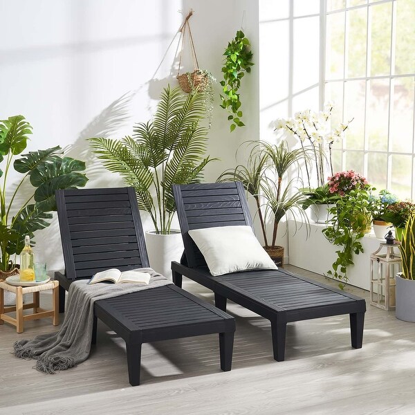 Nestl Waterproof Lightweight and Adjustable Outdoor Chaise Lounge Chairs for Patio and Poolside 74.5 x 22.8 x 11.2 Bed Bath Beyond 40280780
