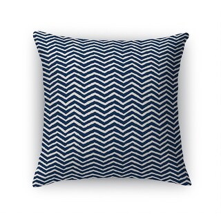 BULA ZIG BLUE Accent Pillow By Kavka Designs - Bed Bath & Beyond - 36716131