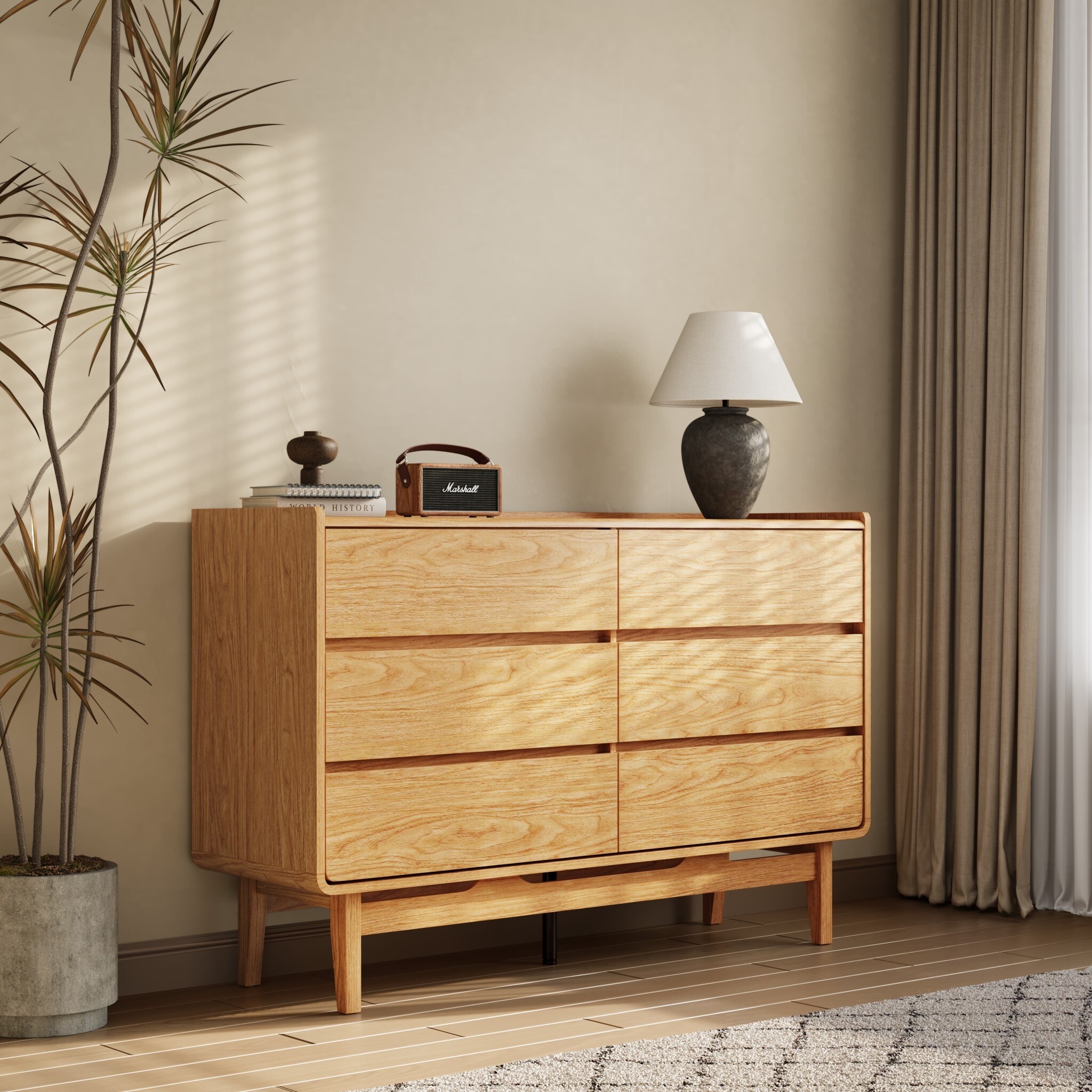 Medium Wood Oak Finish Dressers Bed Bath Beyond