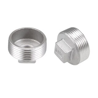 G1-1/ Male 201 Stainless Steel Cast Pipe Fitting - Square Head Cored ...