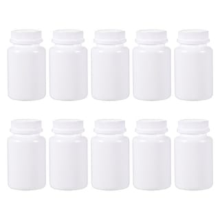 Plastic Lab Chemical Reagent Bottle, 150g Storage Container 10pcs ...