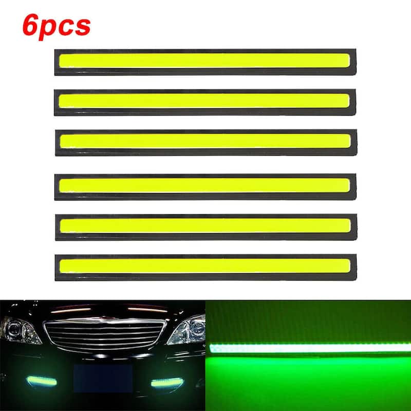 6Pcs 12V LED Strip,Daytime Running Light,Green - Green - Bed Bath ...