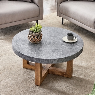 Modern Retro Circular Coffee Table - Bed Bath & Beyond - 40134598